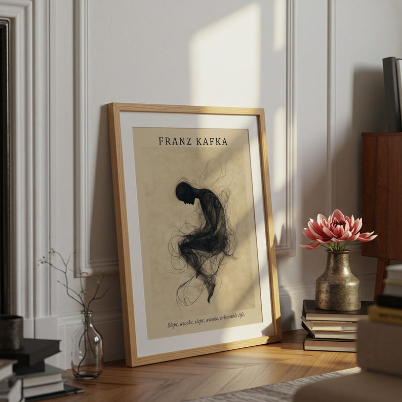 Franz Kafka Poster: Modern Unique Home Decor (digital Download) - Etsy