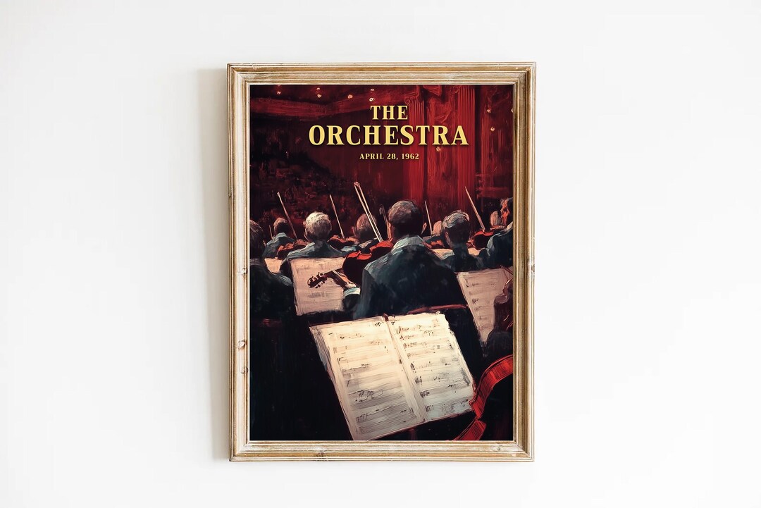 Classical Music Poster - Vintage Art Home Decor (digital Download) - Etsy
