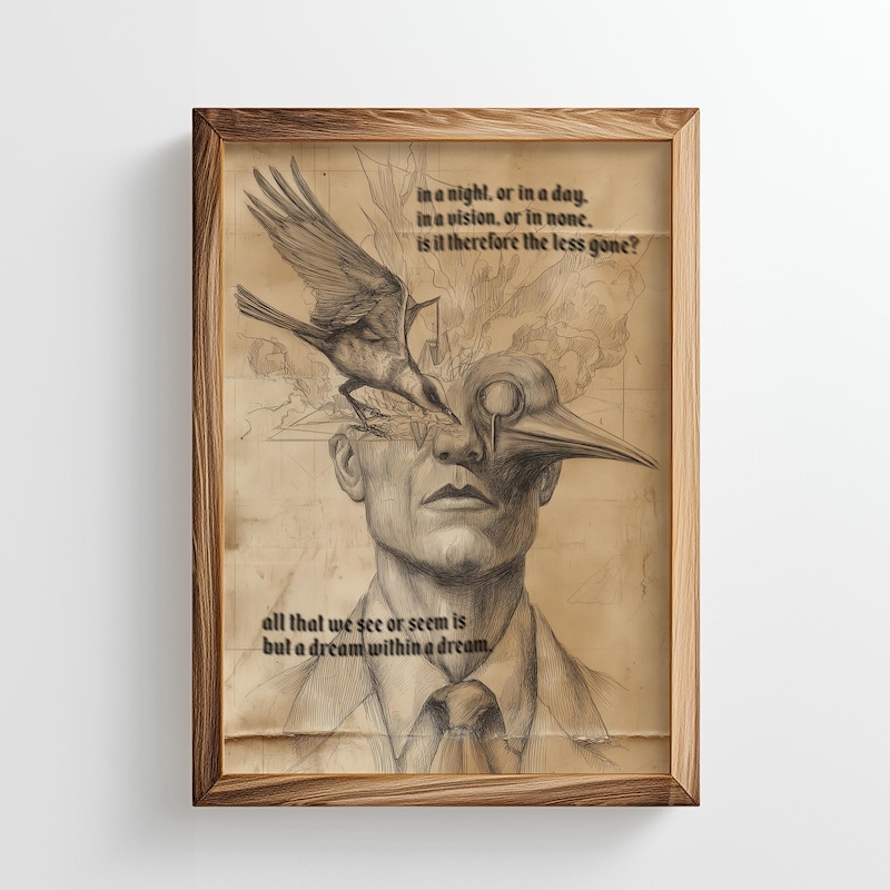 Quote the Raven Printable - Etsy