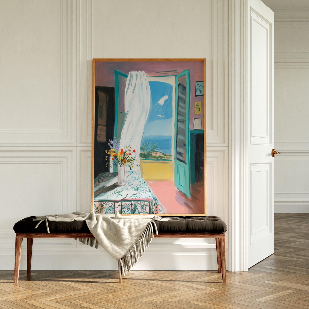 Raoul Dufy - the Open Window | Pastel Colors Coastal View, Summer ...