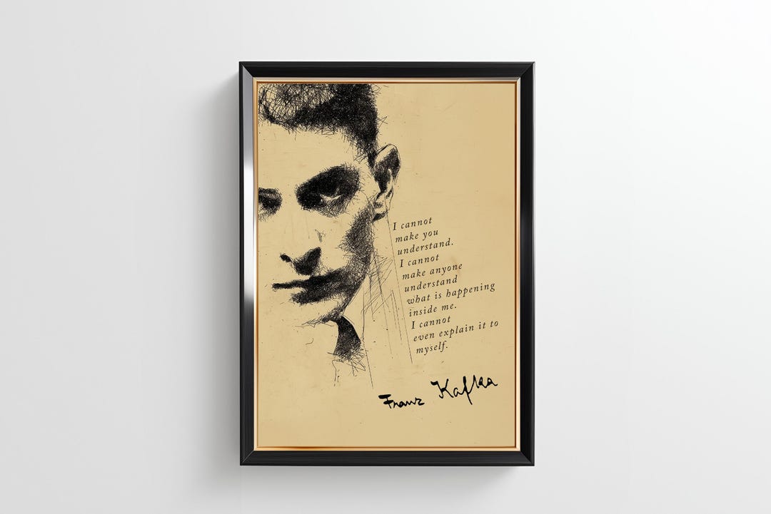 Franz Kafka Poster: Authors Quote Wall Art (digital Download) - Etsy
