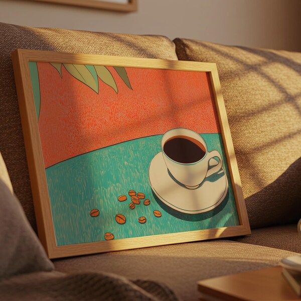 Coffee Art Print - Etsy