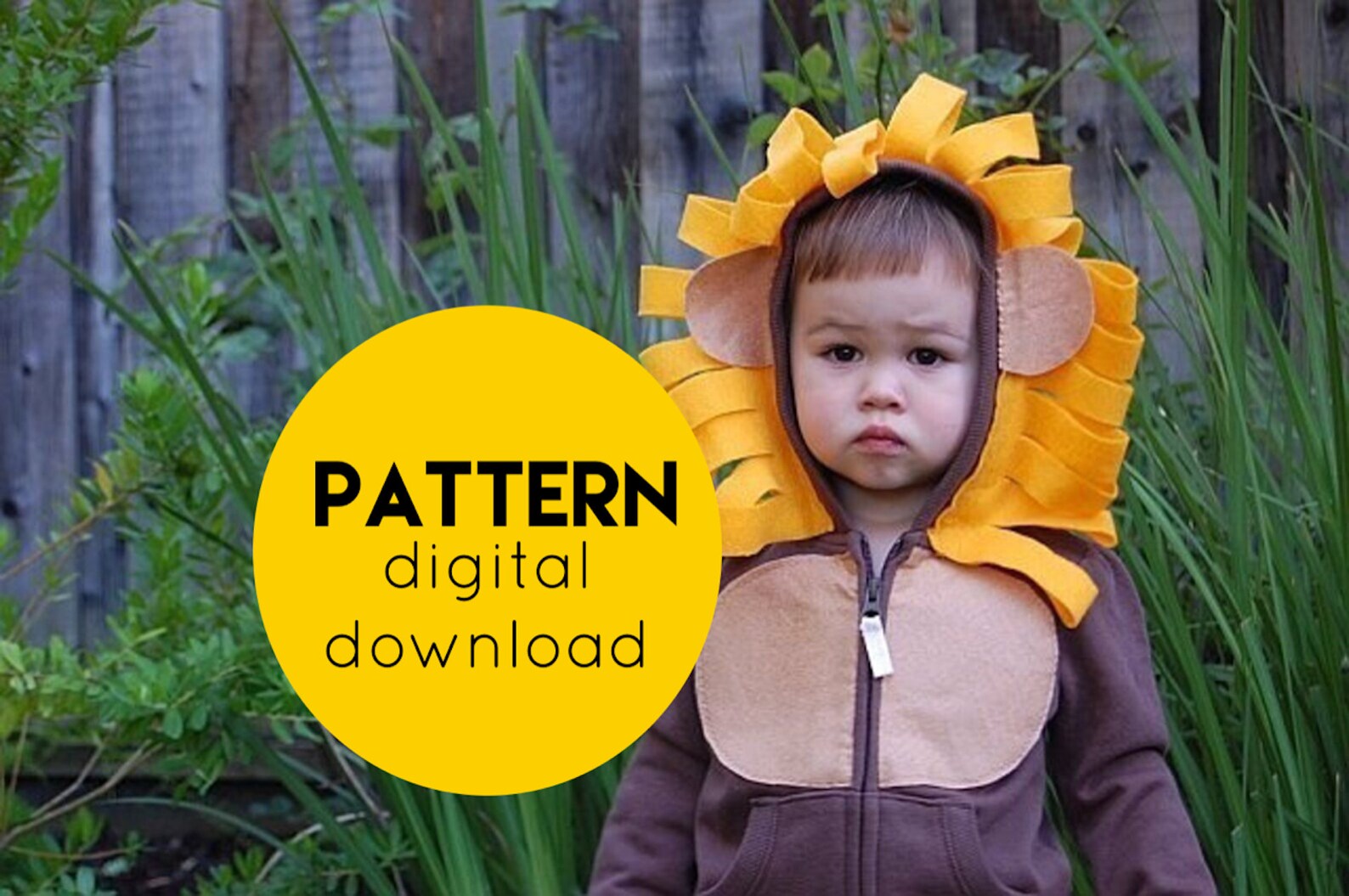 Lion Costume Pattern: Easy DIY Felt Sweat Suit (PDF) - Etsy