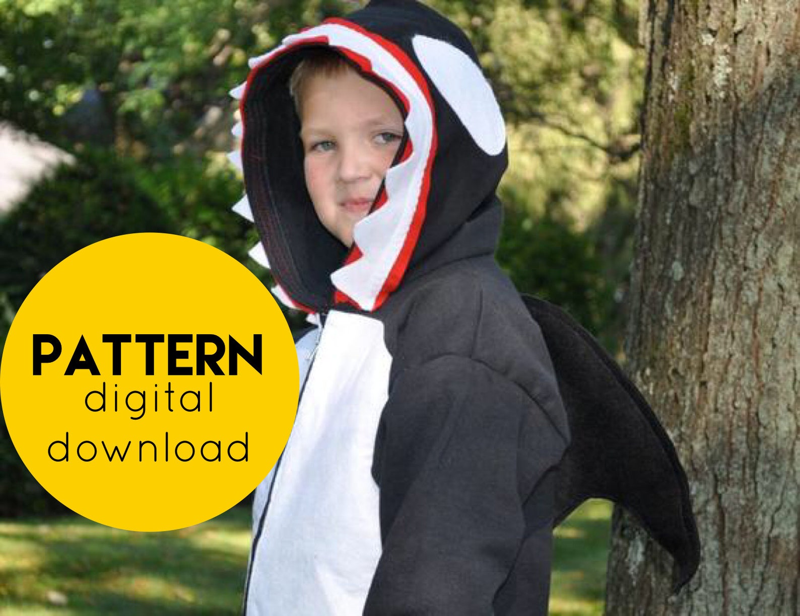 Orca Costume PATTERN - Killer Whale Costume Pattern DIY - Handmade ...