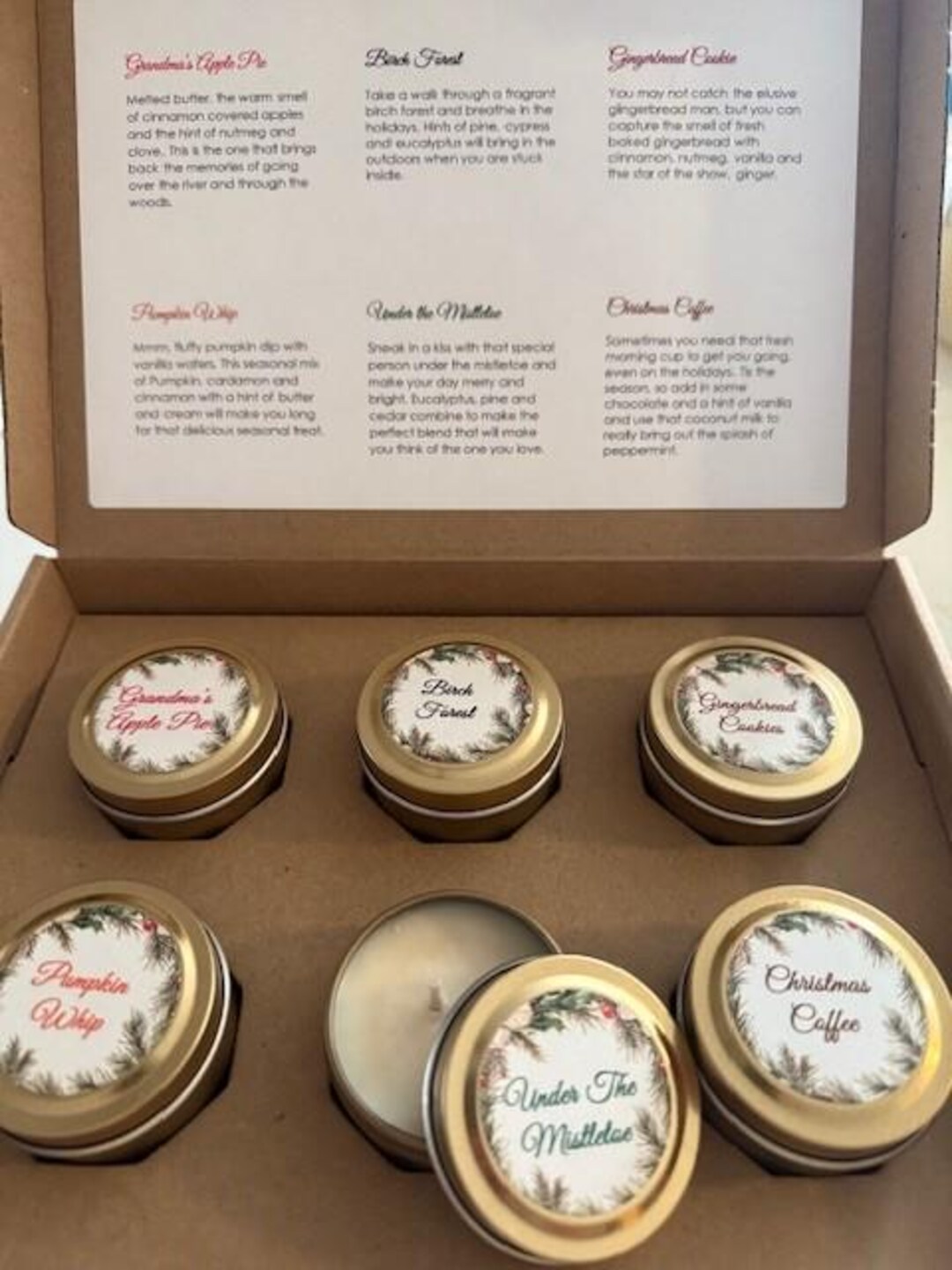 Candle Sampler Set, Christmas Holiday - Etsy