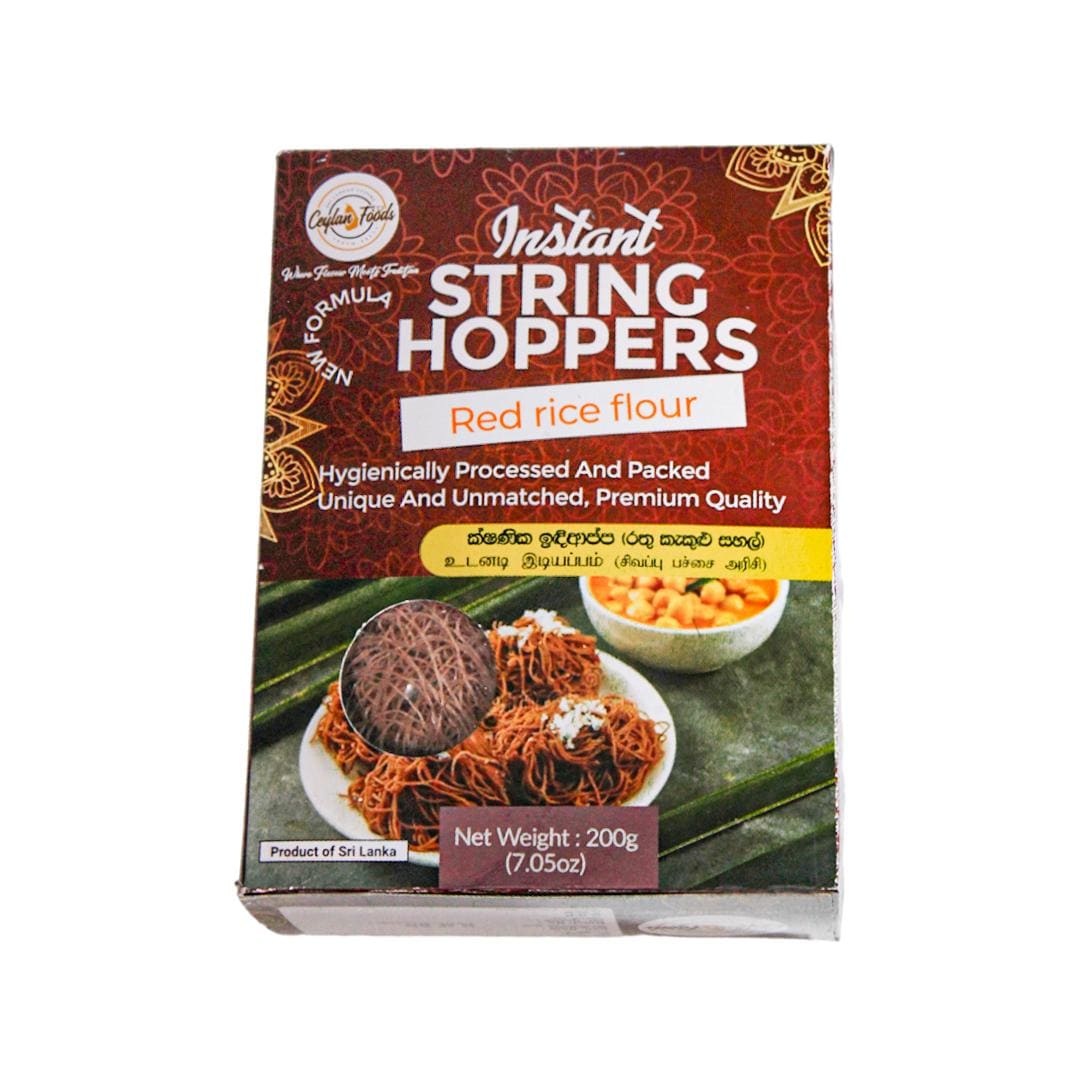 Instant String Hopper (red), Sri Lankan Food, Rice Noodle, Quick Meals ...