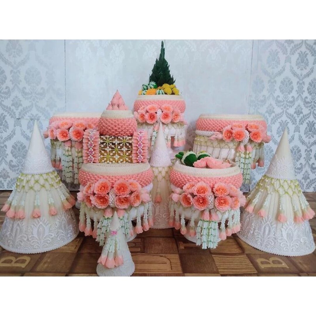 Handmade Thai Khan Mak Tray: Engagement Ceremony Decor - Etsy