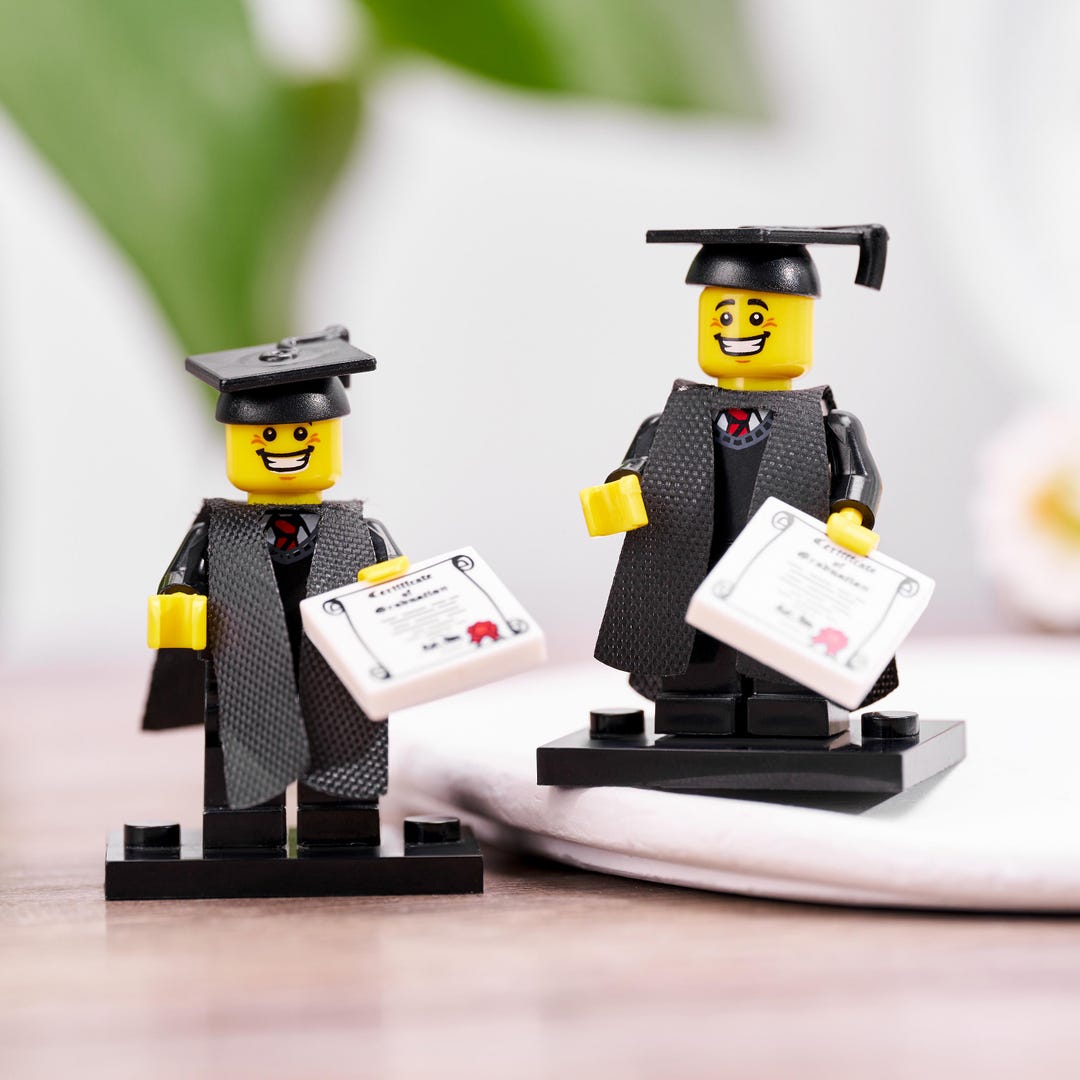 Personalized Graduation Brick Gift,graduate Custom Minifigure ...