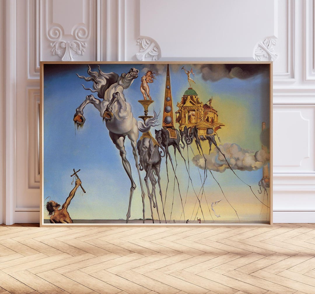 Salvador Dali Poster, Classic Gallery Wall Print, Salvador Dalí Print ...