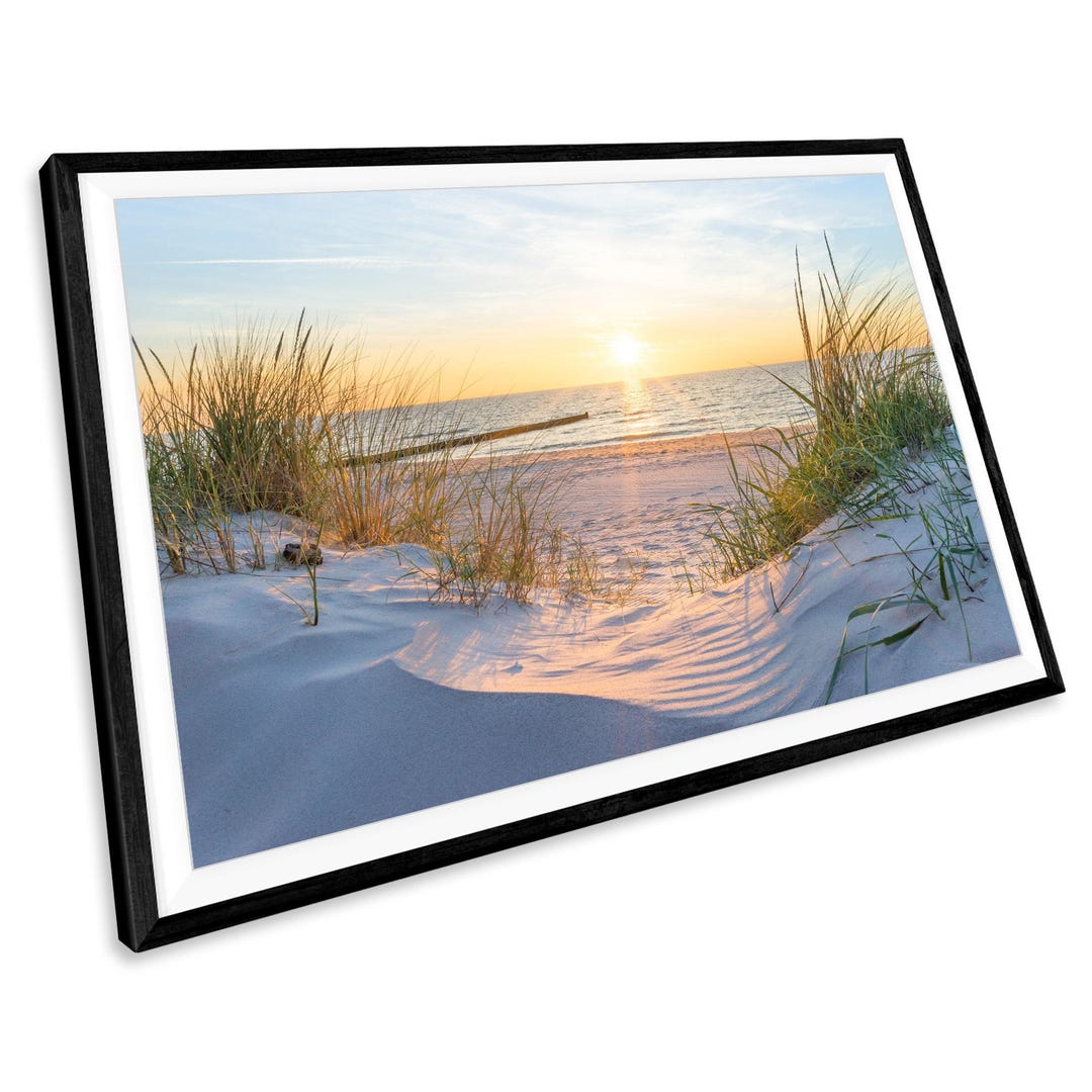 Beach Sunset PRINT WALL ART Picture Poster - Etsy