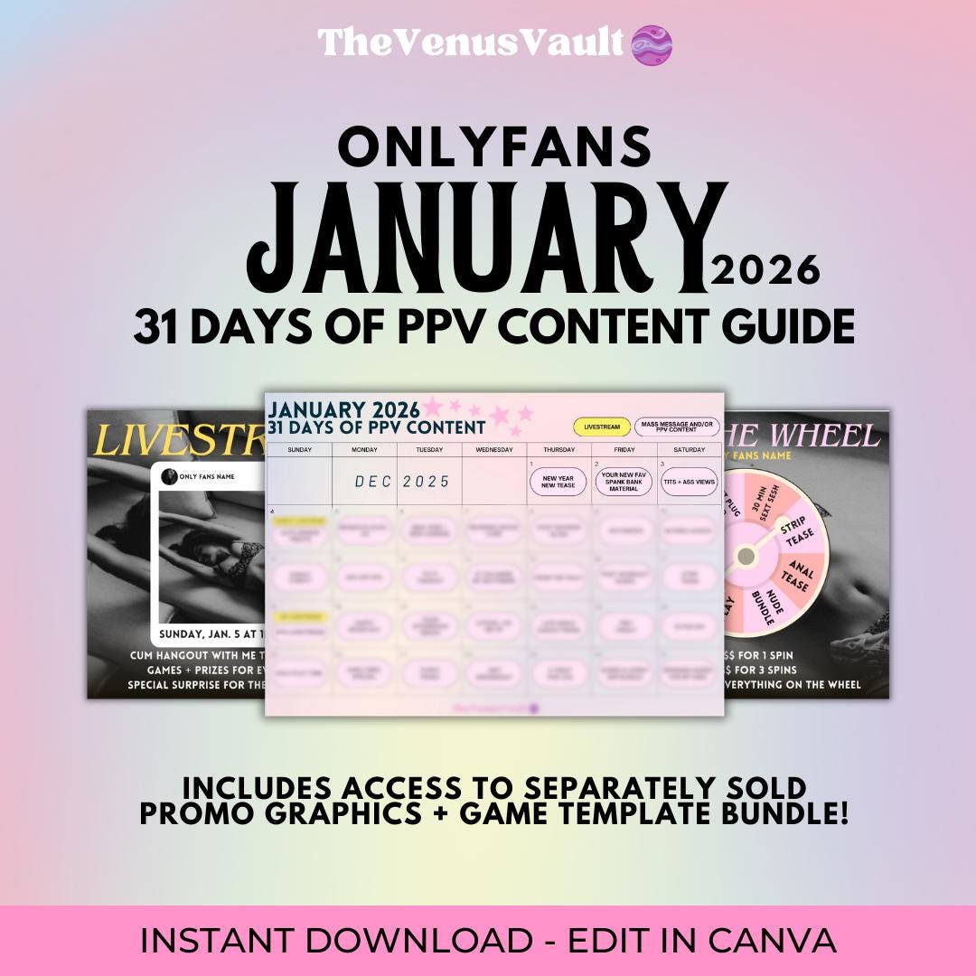 ONLYFANS JANUARY 2026 Content Bundle | Fansly Cam Girl or Adult Creator ...