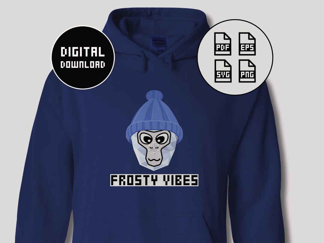 Frosty Vibes - Gorilla Tag Design - Etsy