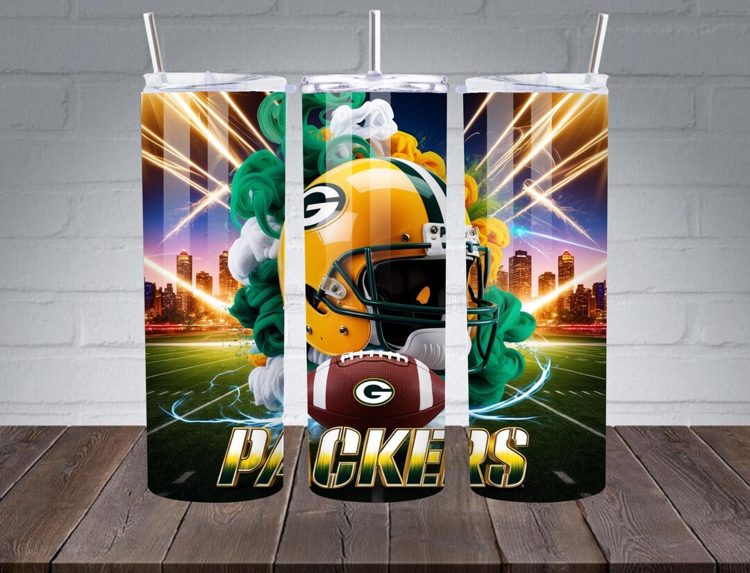 Packers 20oz Skinny Tumbler Wrap PNG, Packers, Sport 20oz Tumbler PNG ...