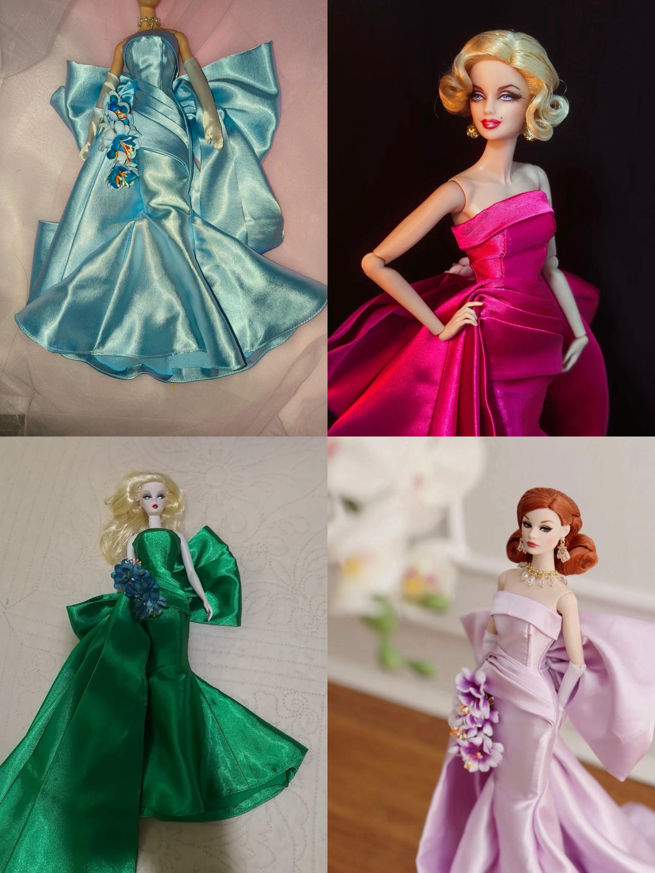 1:6 Bjd/30cm/12inch Custom Fashion Doll Clothes, Handmade Mermaid Gown ...
