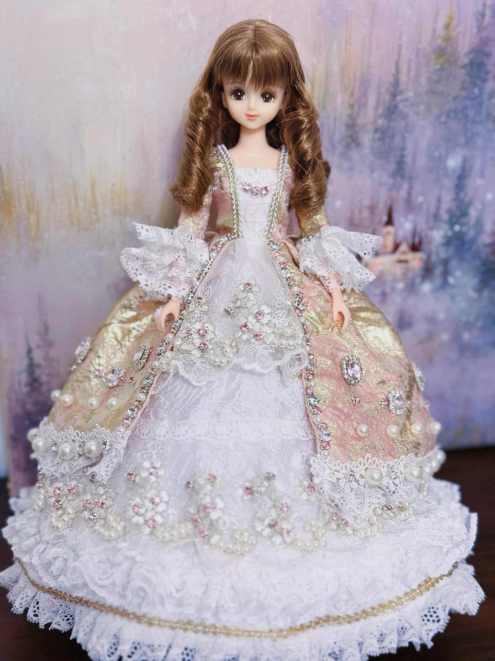 12"/30cm Doll Rococo Ball Gown｜handmade 1/6BJD Victorian/royal Court ...
