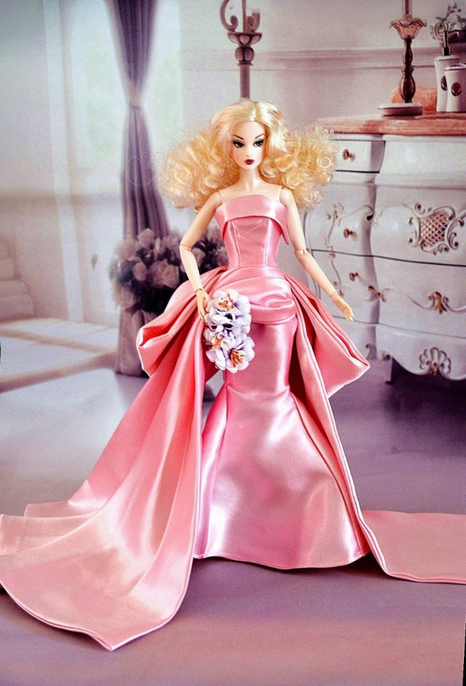 1:6 Bjd/30cm/12inch Custom Fashion Doll Clothes, Handmade Mermaid Gown ...