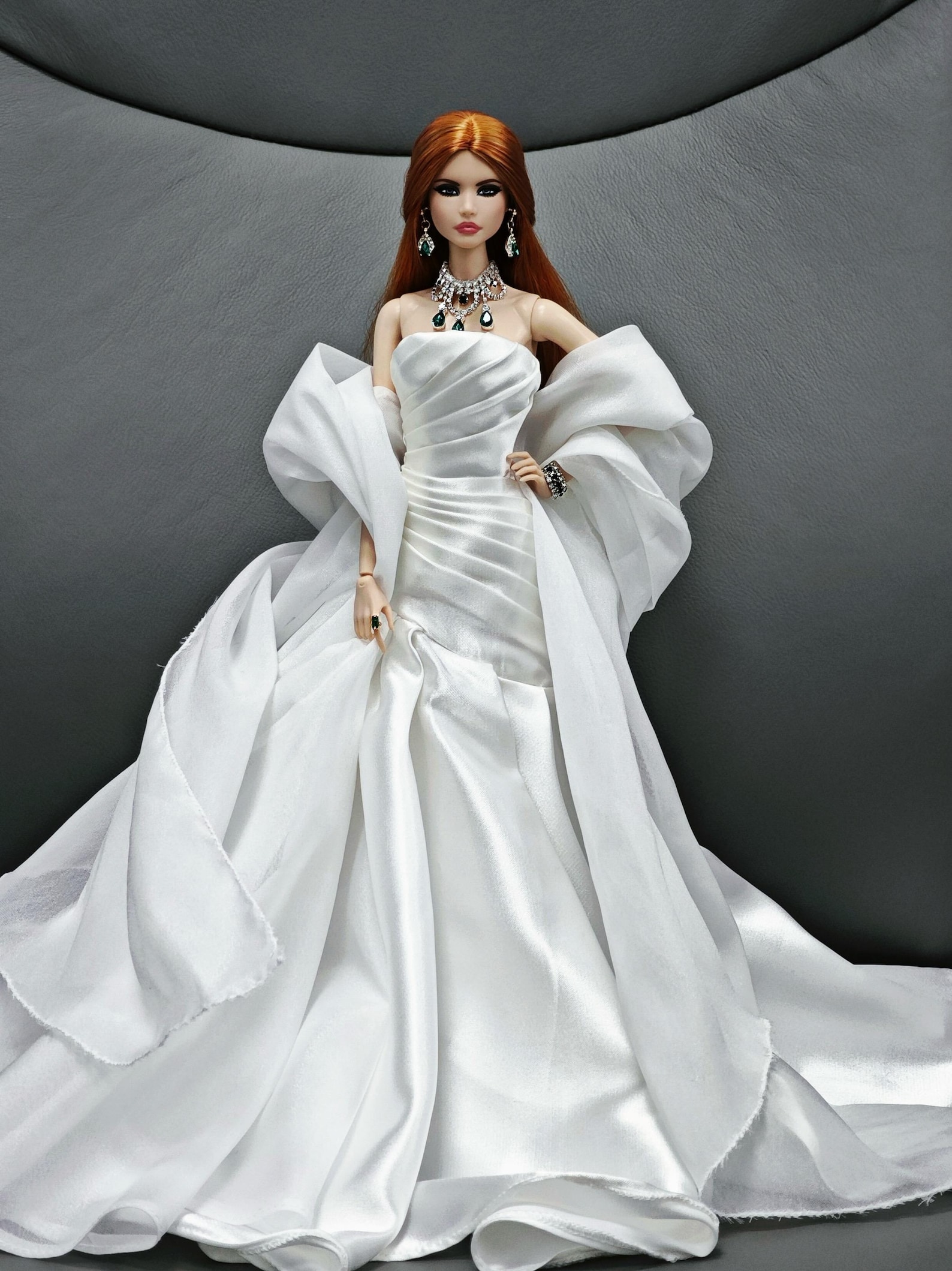 Fashion Doll Satin/silk Evening Dress/wedding Dress, 1/6 Bjd/30cm/12 ...