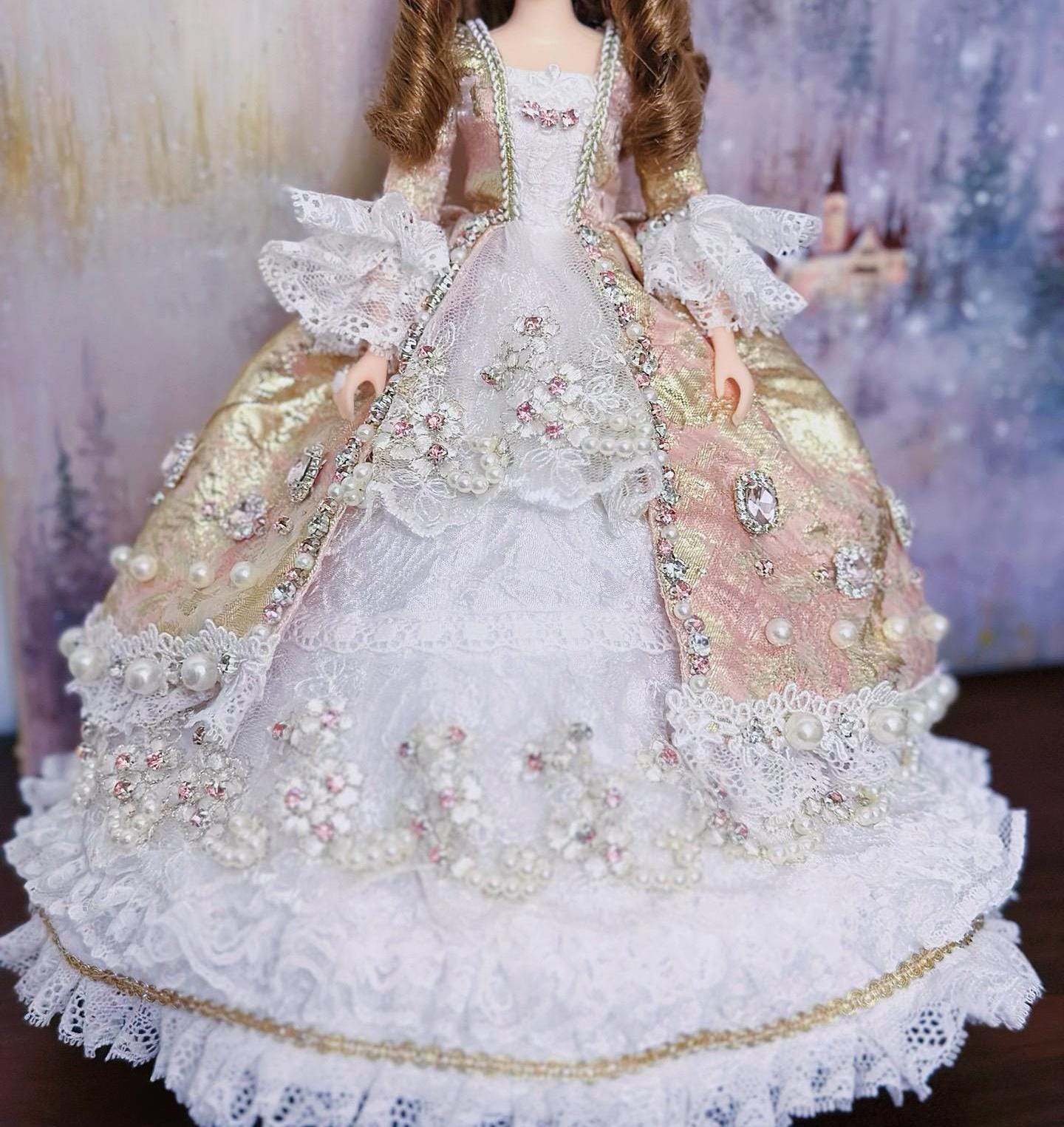 12"/30cm Doll Rococo Ball Gown｜handmade 1/6BJD Victorian/royal Court ...