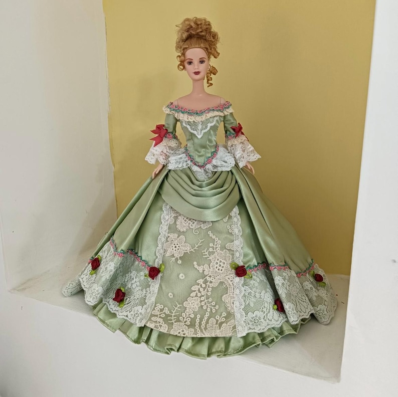 12"/30cm Doll Rococo Ball Gown｜handmade 1/6BJD Victorian/royal Court ...