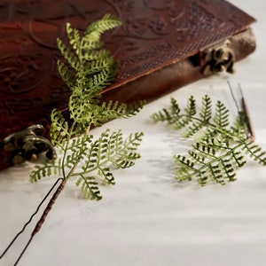 Fern Hair Pins, Greenery Bobby Pins, Forest Hairpins, Woodland Hair Pin ...
