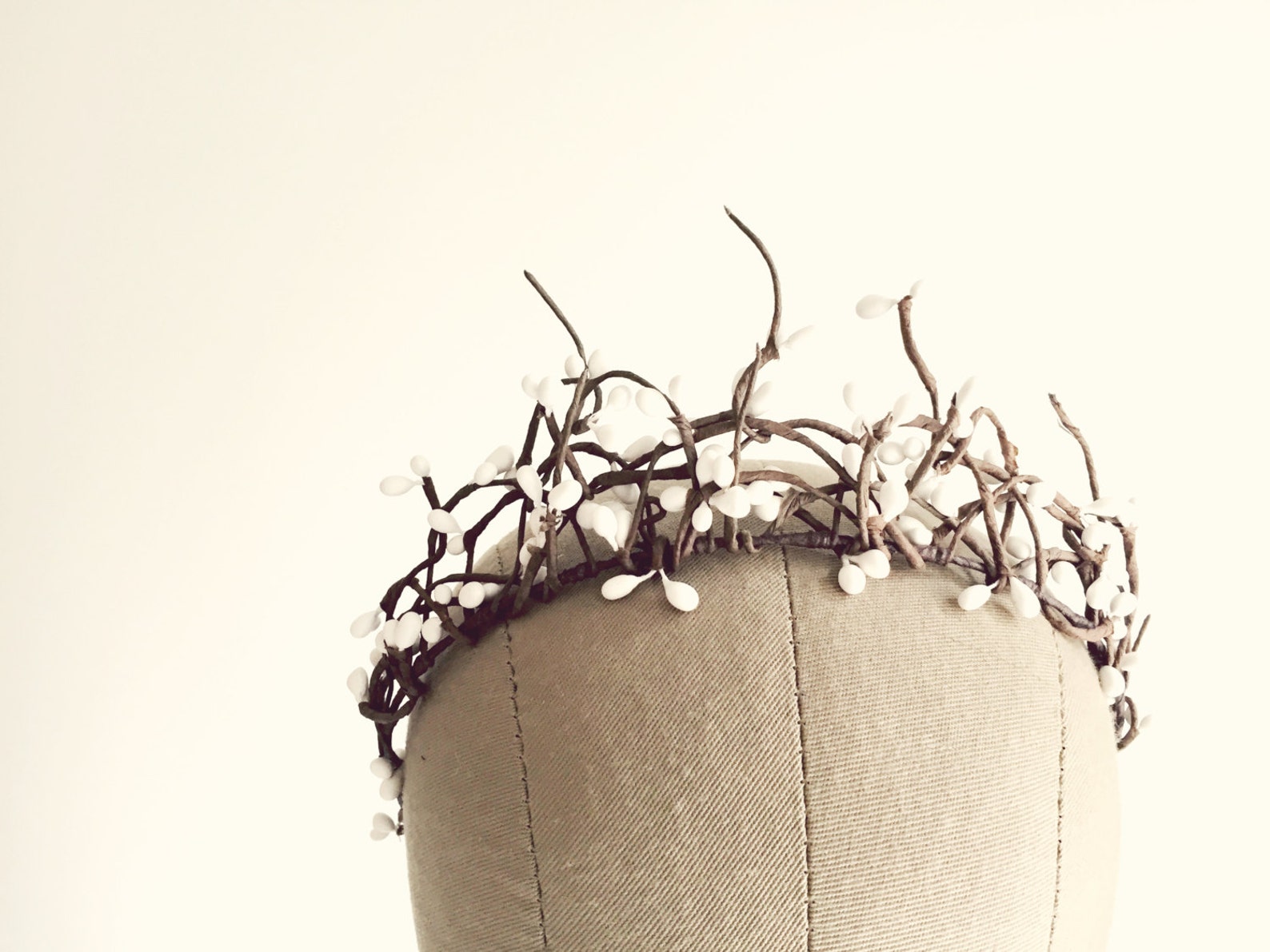 Twig Crown Rustic Headpiece Berry Headband Woodland Crown - Etsy