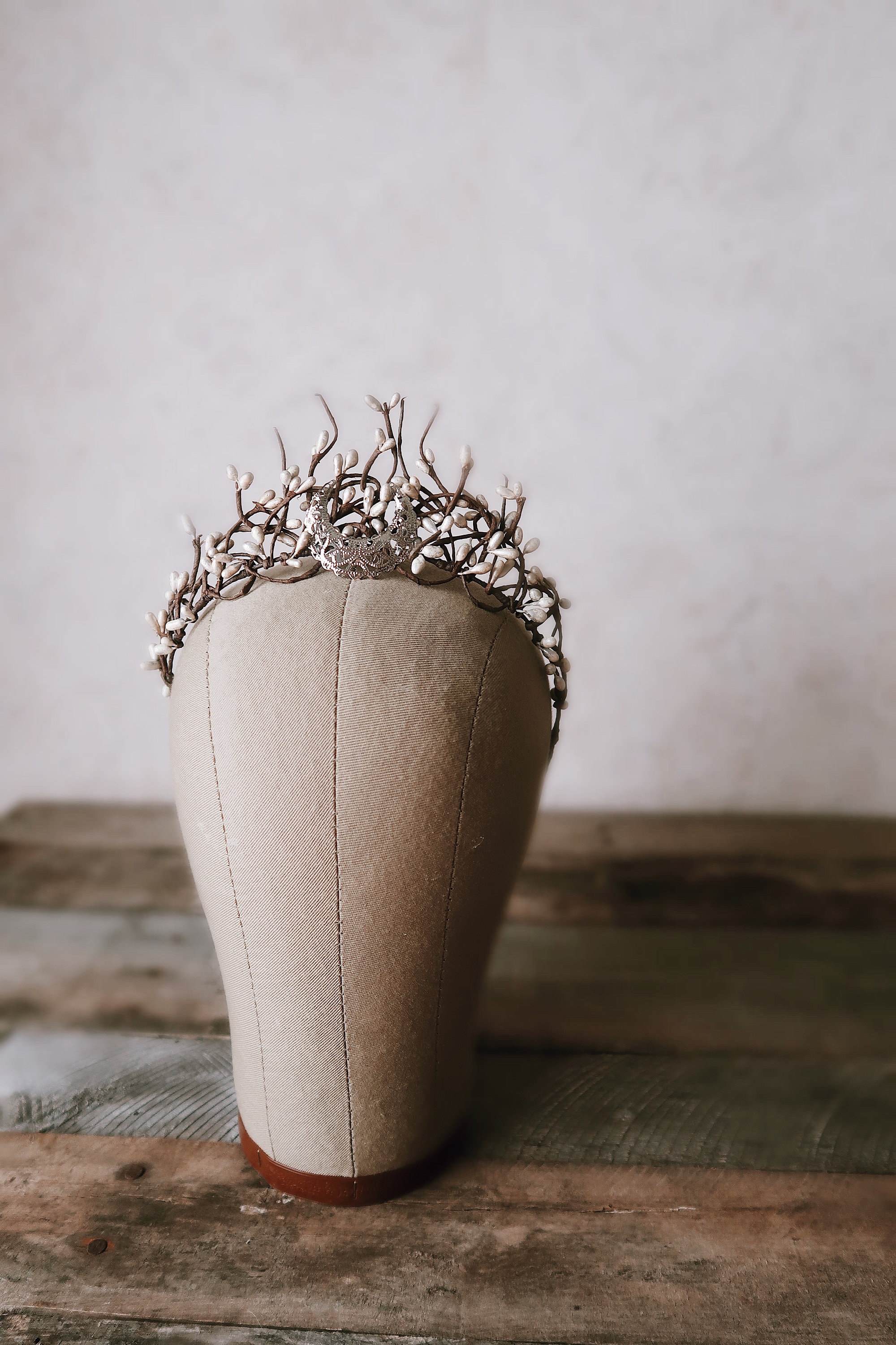 Moon Crown, Crescent Moon Tiara, Goddess Headpiece, Branch Crown ...