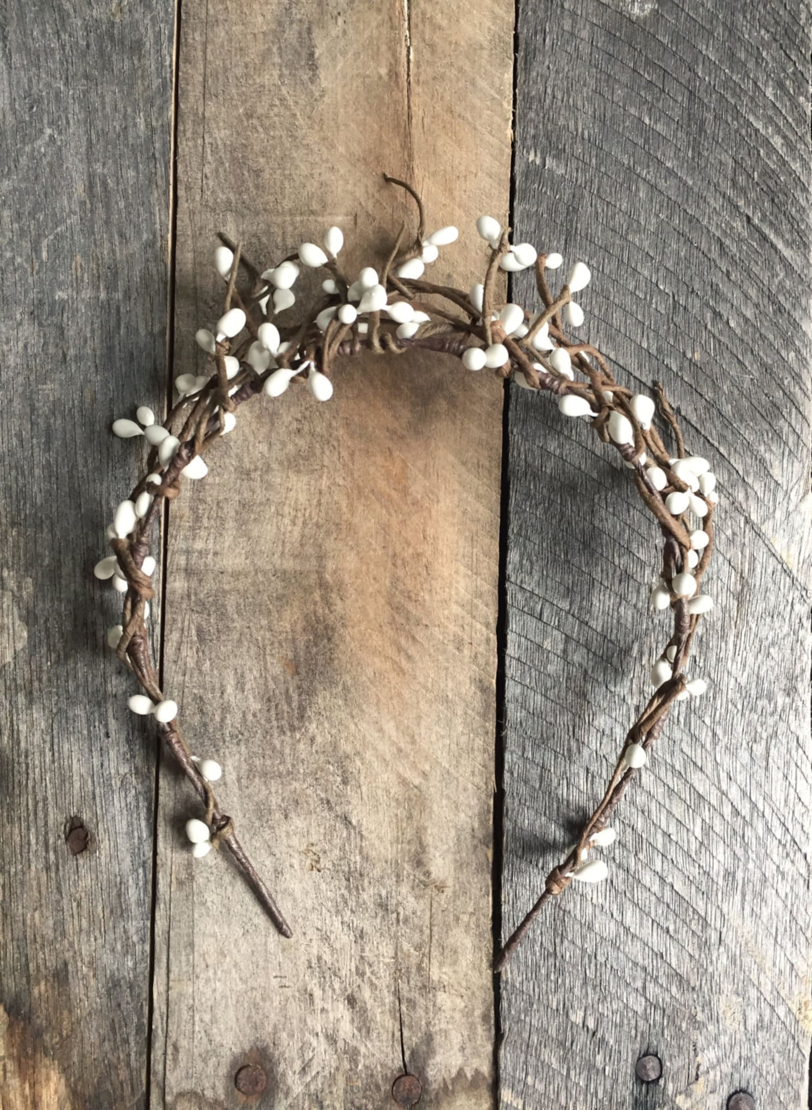 Twig Crown Rustic Headpiece Berry Headband Woodland Crown - Etsy