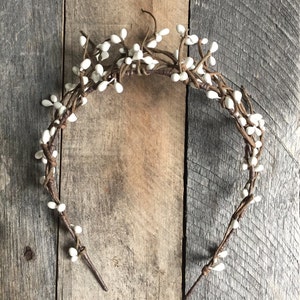 Twig Crown, Rustic Headpiece, Berry Headband, Woodland Crown, Bridal ...