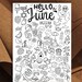 Hello Pages 12 Month Themed Coloring Pack - Etsy