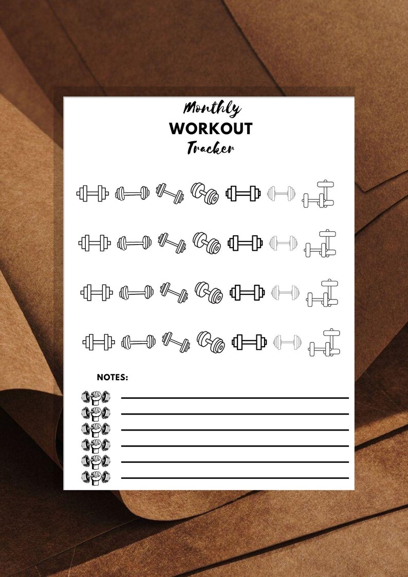 12in1 Printable Tracker Bundle | Book, Coffee, Vitamin, Habit, Workout ...