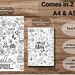 Hello Pages 12 Month Themed Coloring Pack - Etsy