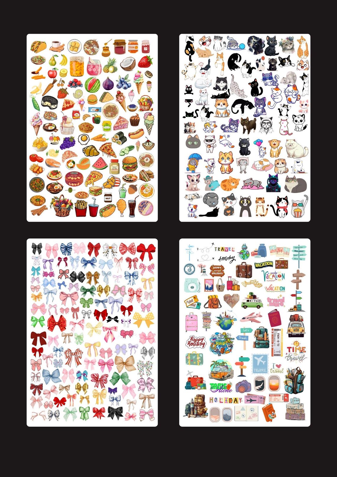Printable Sticker Bundle | Digital Sticker Sets | Planner - Journal ...