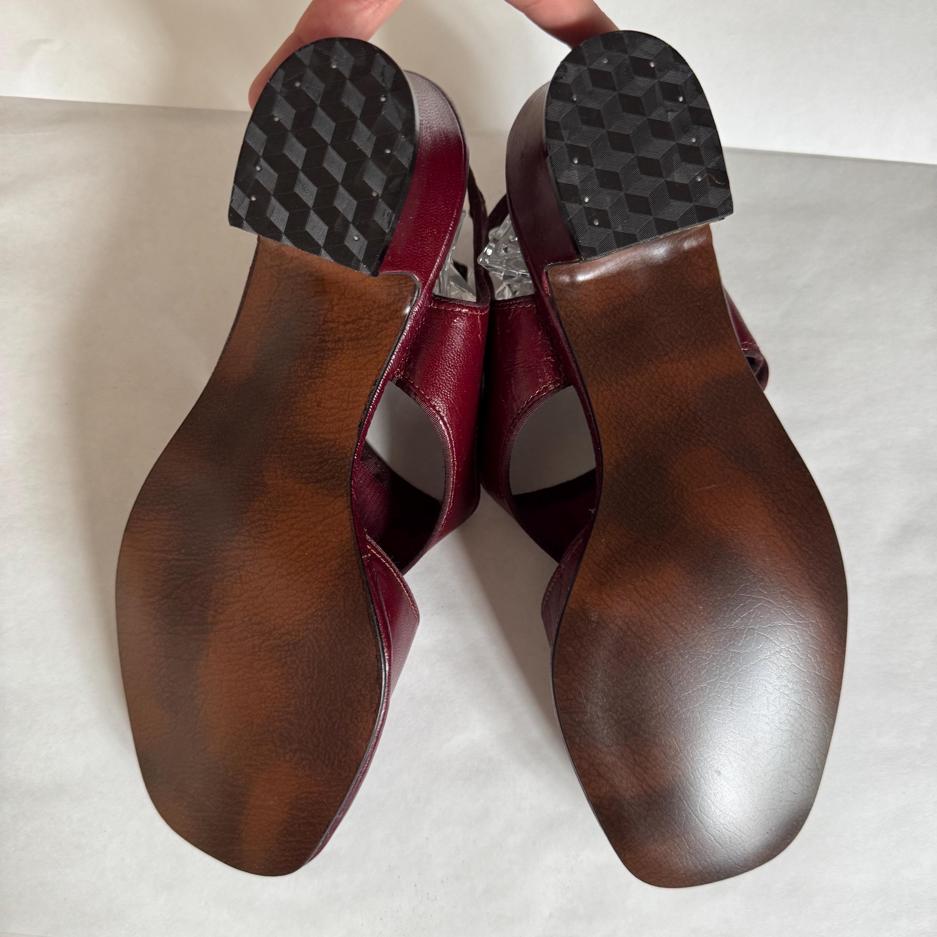 Vintage Cobbies Open Toe Sling Back Heels Sandals 1970s 8 - Etsy