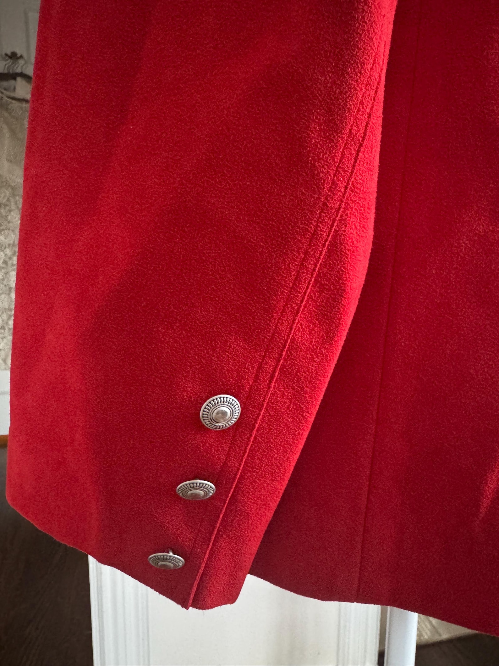 Vintage Abe Schrader Red Ultra Suede Jacket 1970s - Etsy