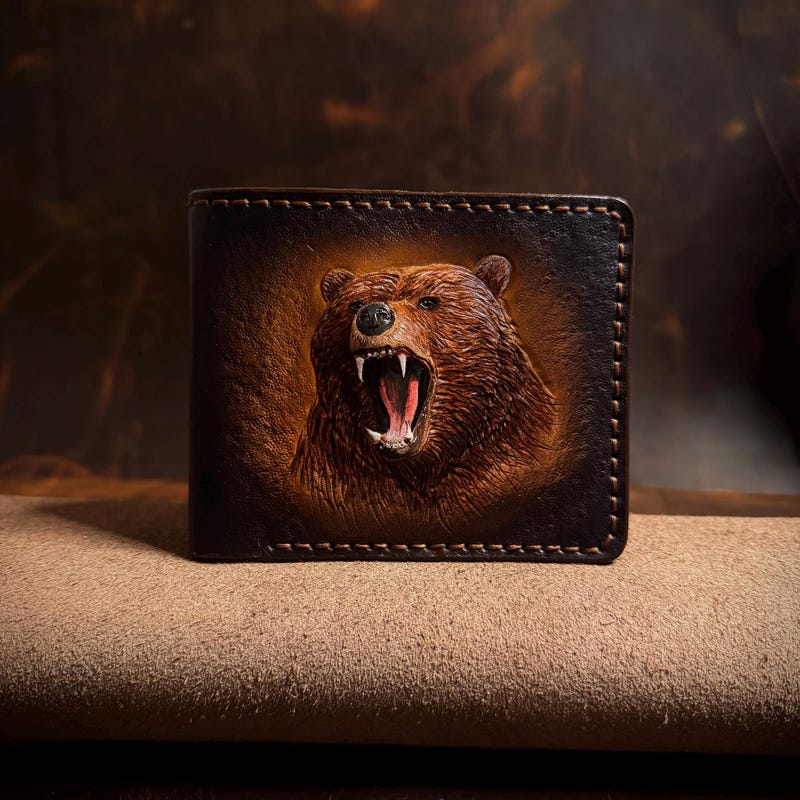 Bear Wallet - Etsy
