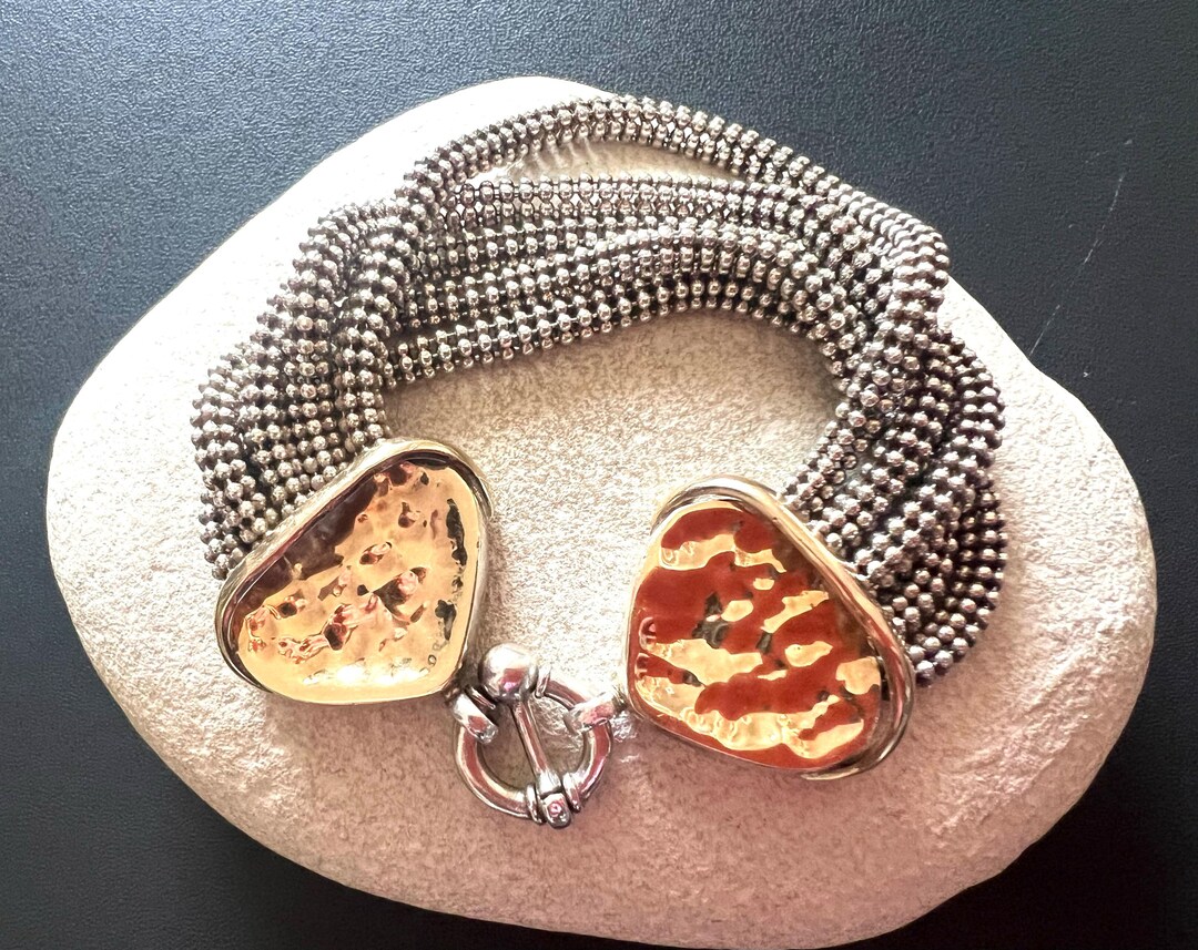 Vintage Israeli Sterling Silver Pendant Necklace | Artisan Statement ...