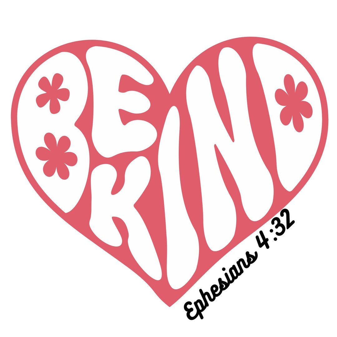 Be Kind Svg, Pdf , Png Files - Etsy