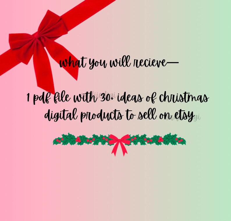 30 Christmas Digital Product Ideas 2024 - Etsy