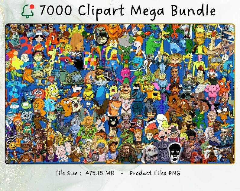 7000 Mega Clipart Bundle - All Past and Future Sets, Lifetime Access ...
