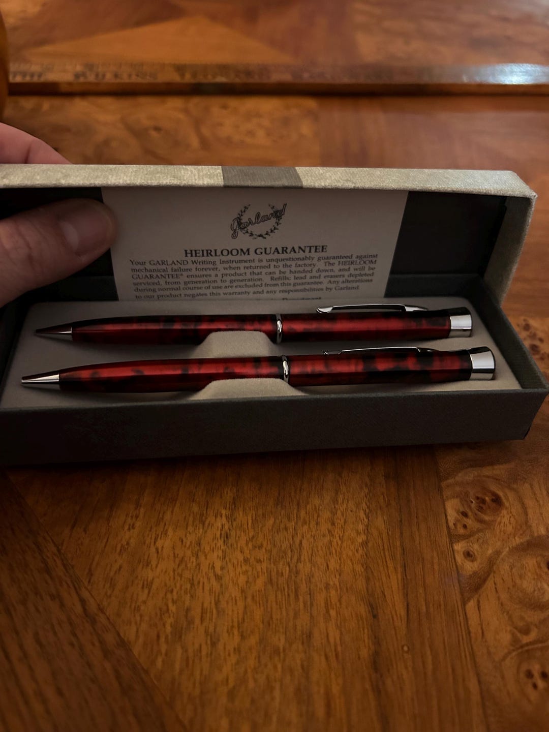 Vtg Garland ‘rose’ Pen and Pencil Set - Etsy