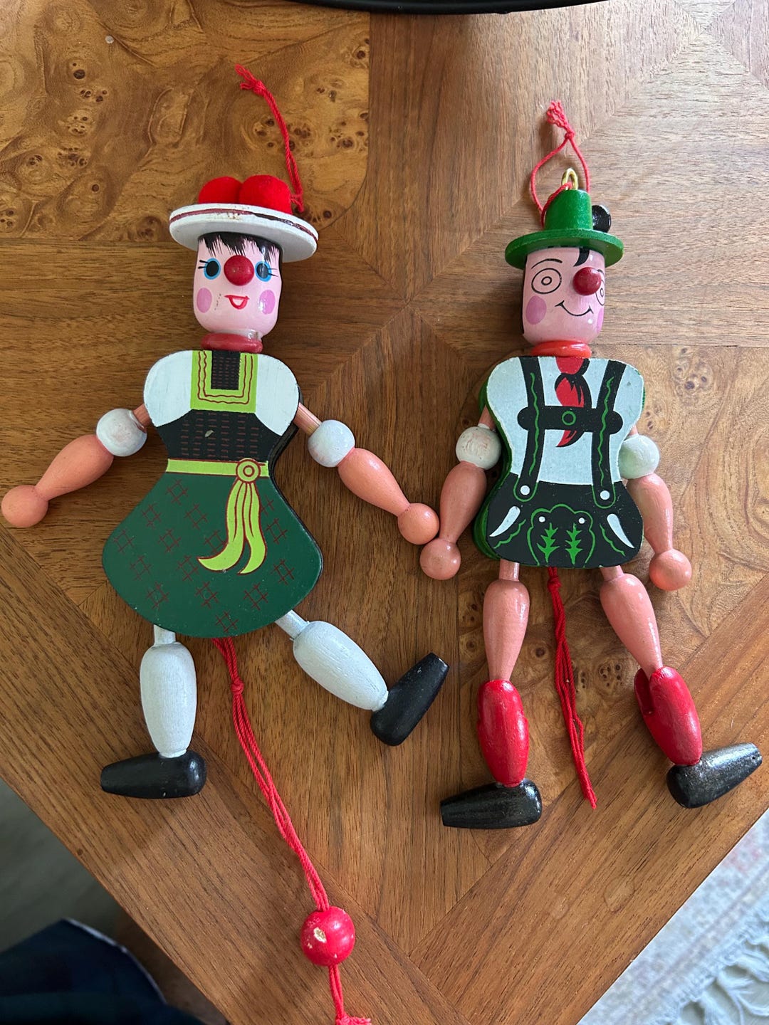 Vtg. Wooden Pull String Jumping Jack Puppets - Etsy