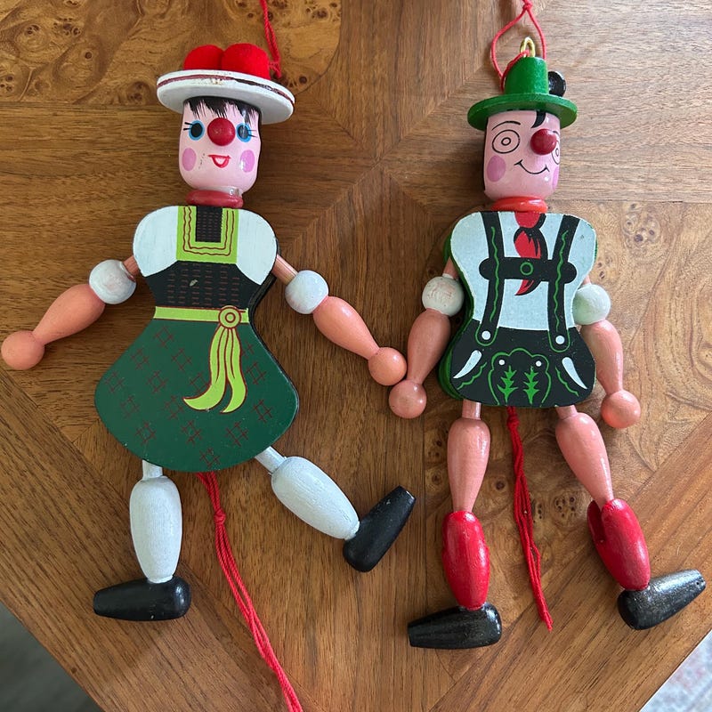 Pull String Puppet - Etsy