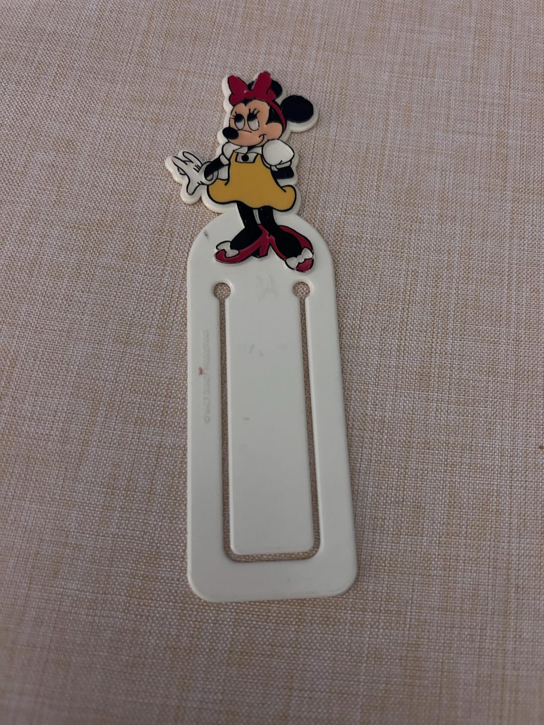 Vintage Walt Disney MINNIE MOUSE Plastic Bookmark - Etsy