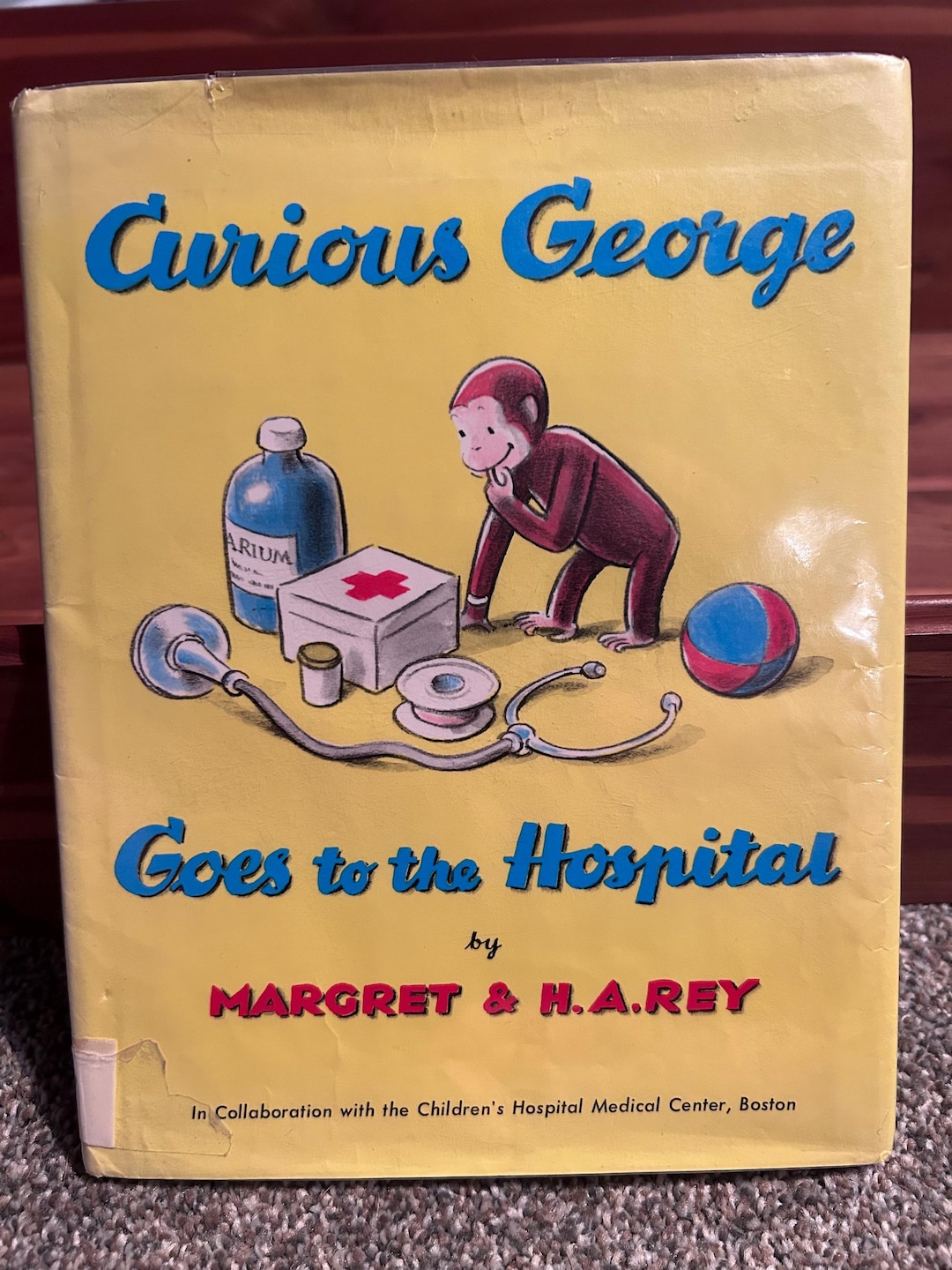 Curious George Goes to the Hospital ,by Margaret and H.A. Rey 1966 ...