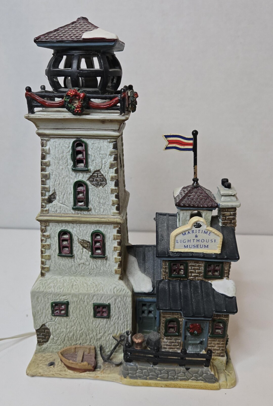 Maritime Lighthouse Museum 2001 Lemax Plymouth Corners Collection ...