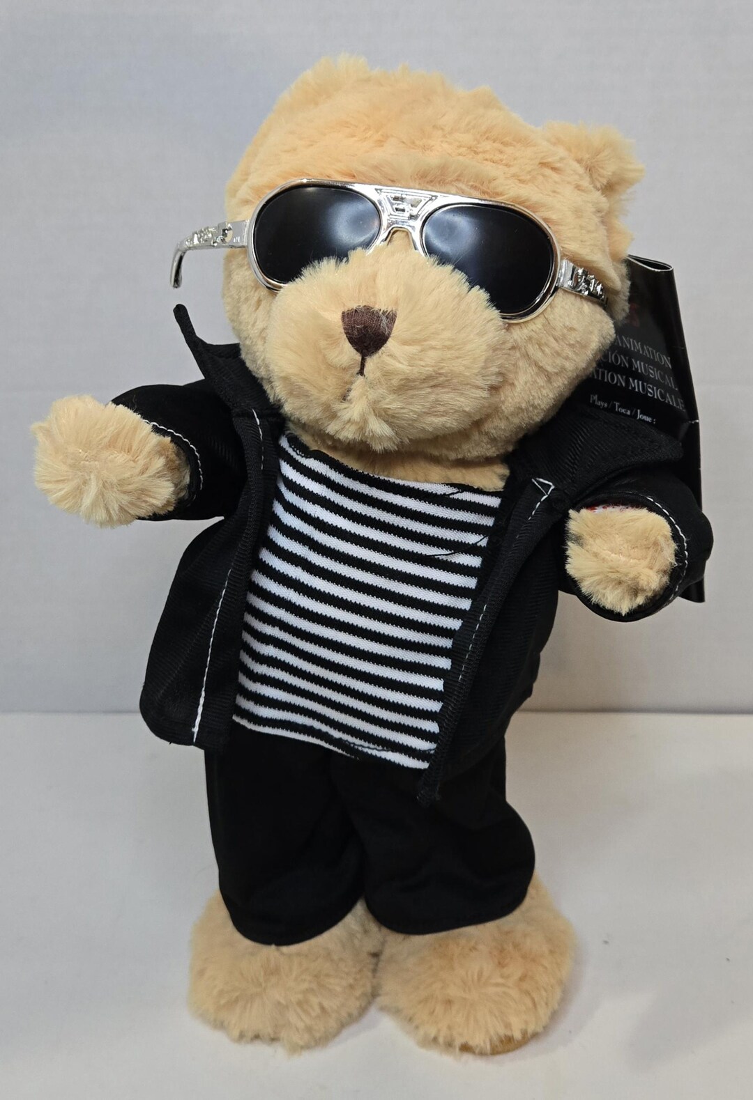 Animatronic Bear Elvis Presley Jailhouse Rock VTG Display Figurine ...