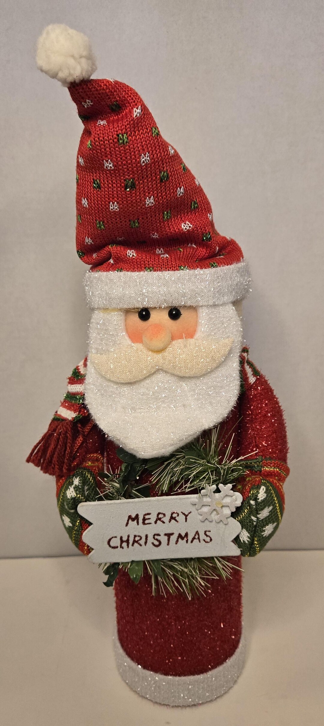 Santa Claus Hobby Lobby 20in Round Cardboard Wine Bottle Gift Box - Etsy