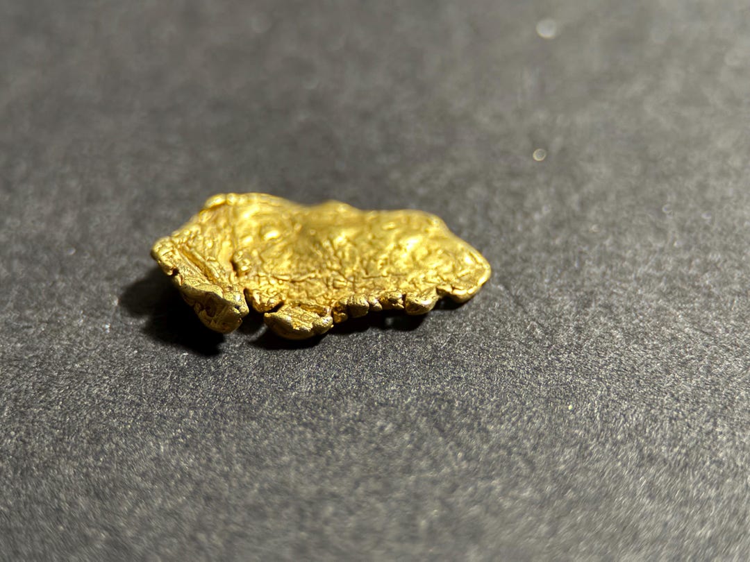 ALASKAN GOLD NUGGET| Natural Gold Nugget| Authentic Alaska Natural Gold ...