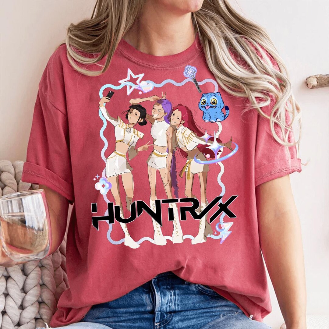 Huntrix Kpop Demon Hunters PNG Digital Download, Anime Girl Group ...