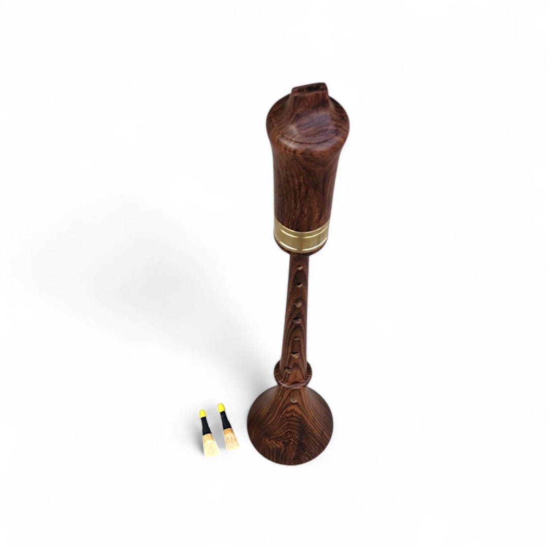 Rosewood RAUSCHPFEIFE Chanter Handmade Musical Wooden Flute Medieval ...